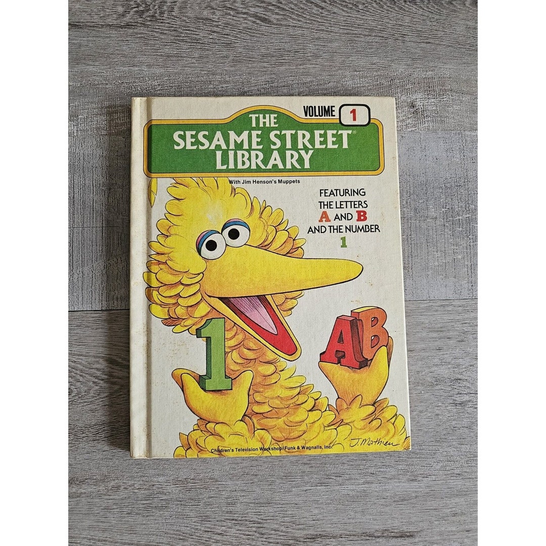 Vintage the Sesame Street Library Volume 1 Only for Book Set Hardcover ...
