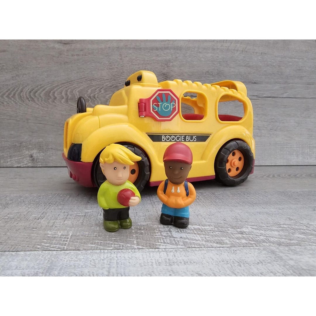 Battat B. Rrroll Boogie School Bus Lights Sound Truck Car 2 Kids ...