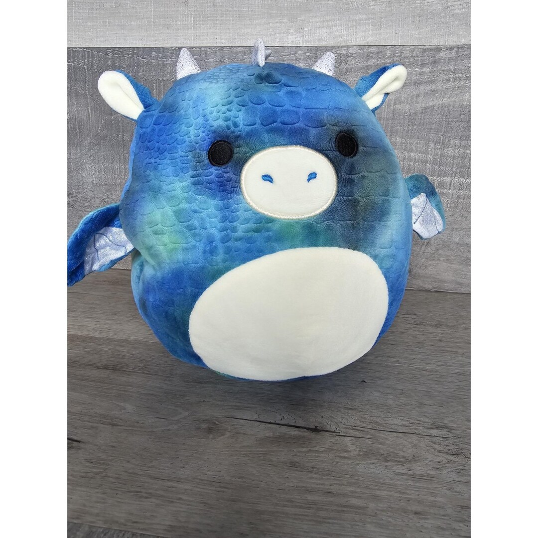 Squishmallow DOMINIC Blue Green Dragon 8” Stuffed Animal Plush Fantasy ...