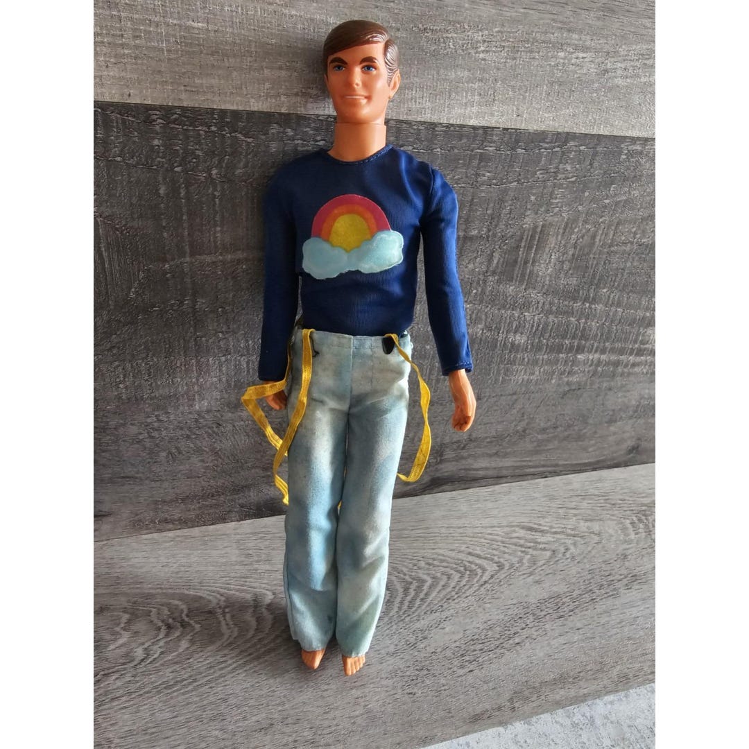 Vintage 1968 Mattel Talking Ken Doll Clicking Legs Hong Kong Version ...