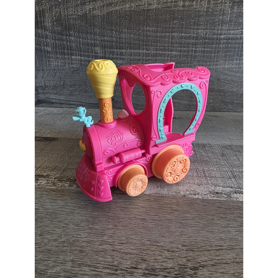 Hasbro My Little Pony Friendship Express Train Engine Motion Car Pink ...