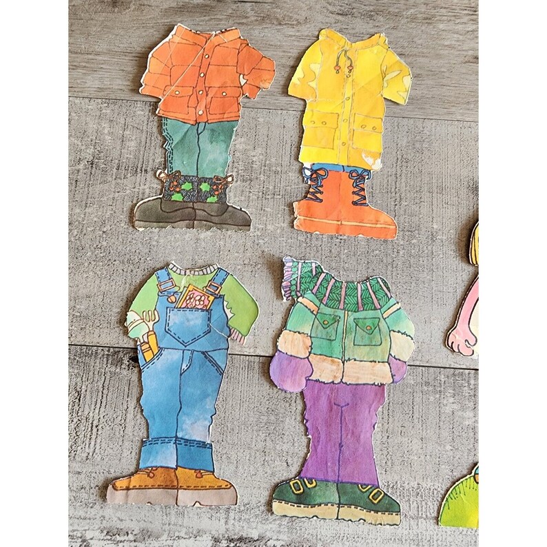 Vintage Paperdolls Sesame Street Paper Emphora Prairie Dawn Bert Ernie ...