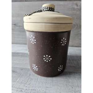 Pottery Clay Frosty the Snowman I Love Snow Happy Holidays Cookie Jar ...
