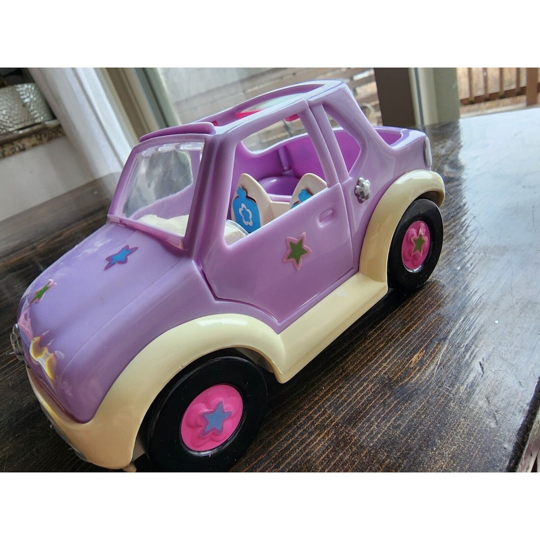 Origin Products Polly Pocket Purple Stars Jeep Beach Car 2001 VINTAGE ...