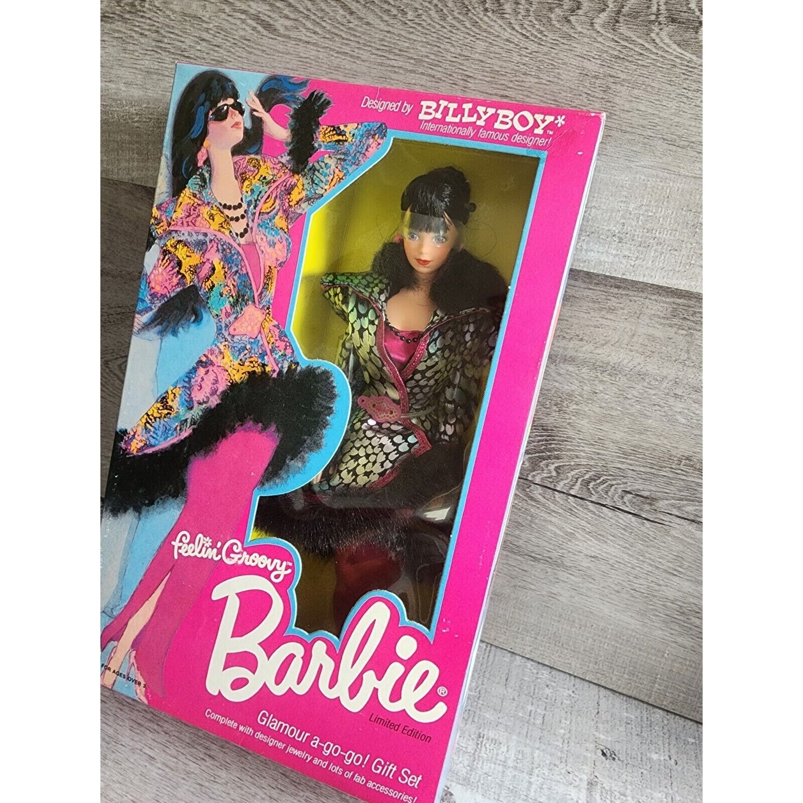 Vintage Feelin' Groovy Barbie Designed by Billy Boy 1986 Mattel 3421 ...