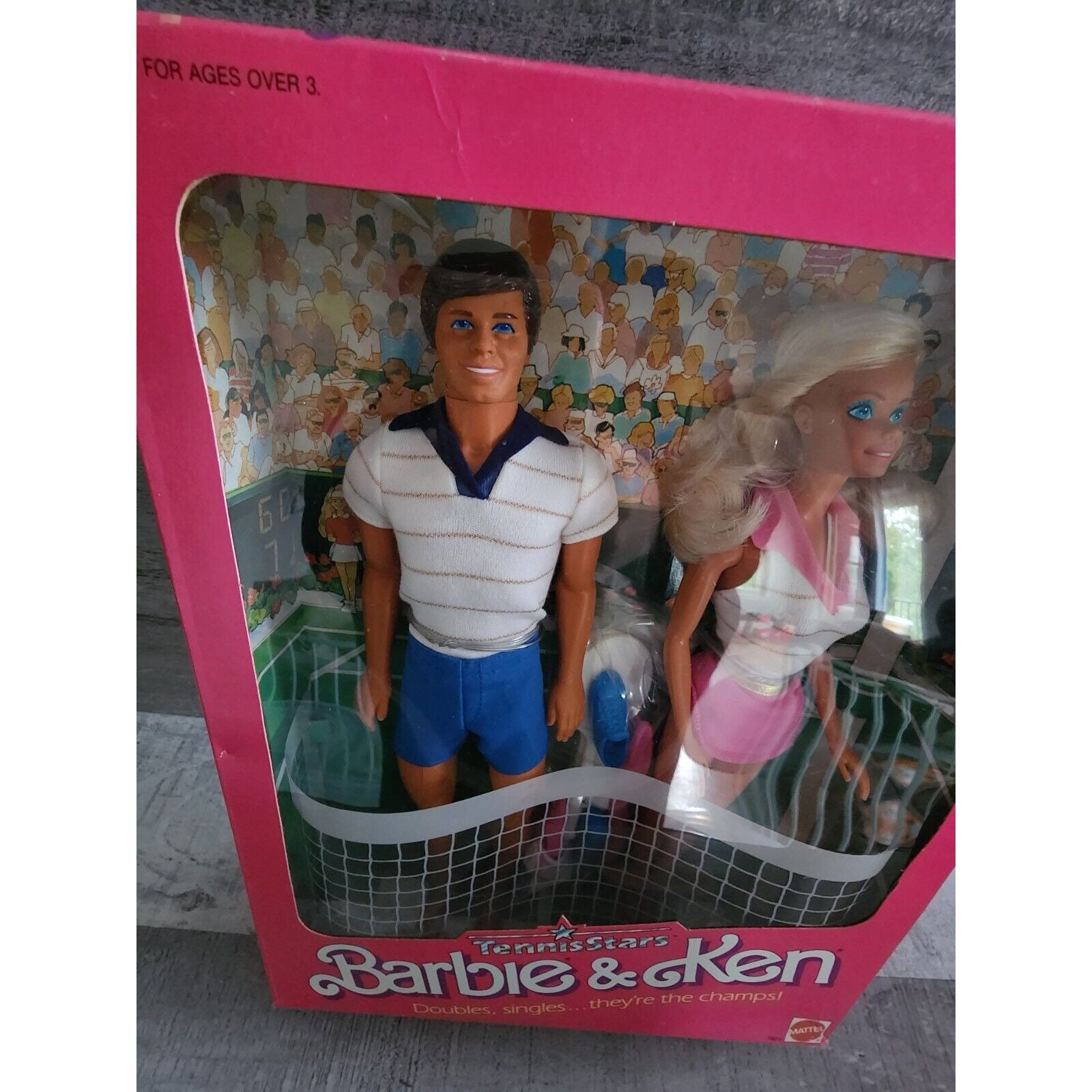 Barbie Tennis Stars Barbie & Ken Dolls 1988 Mattel 7801 Tennisstars ...