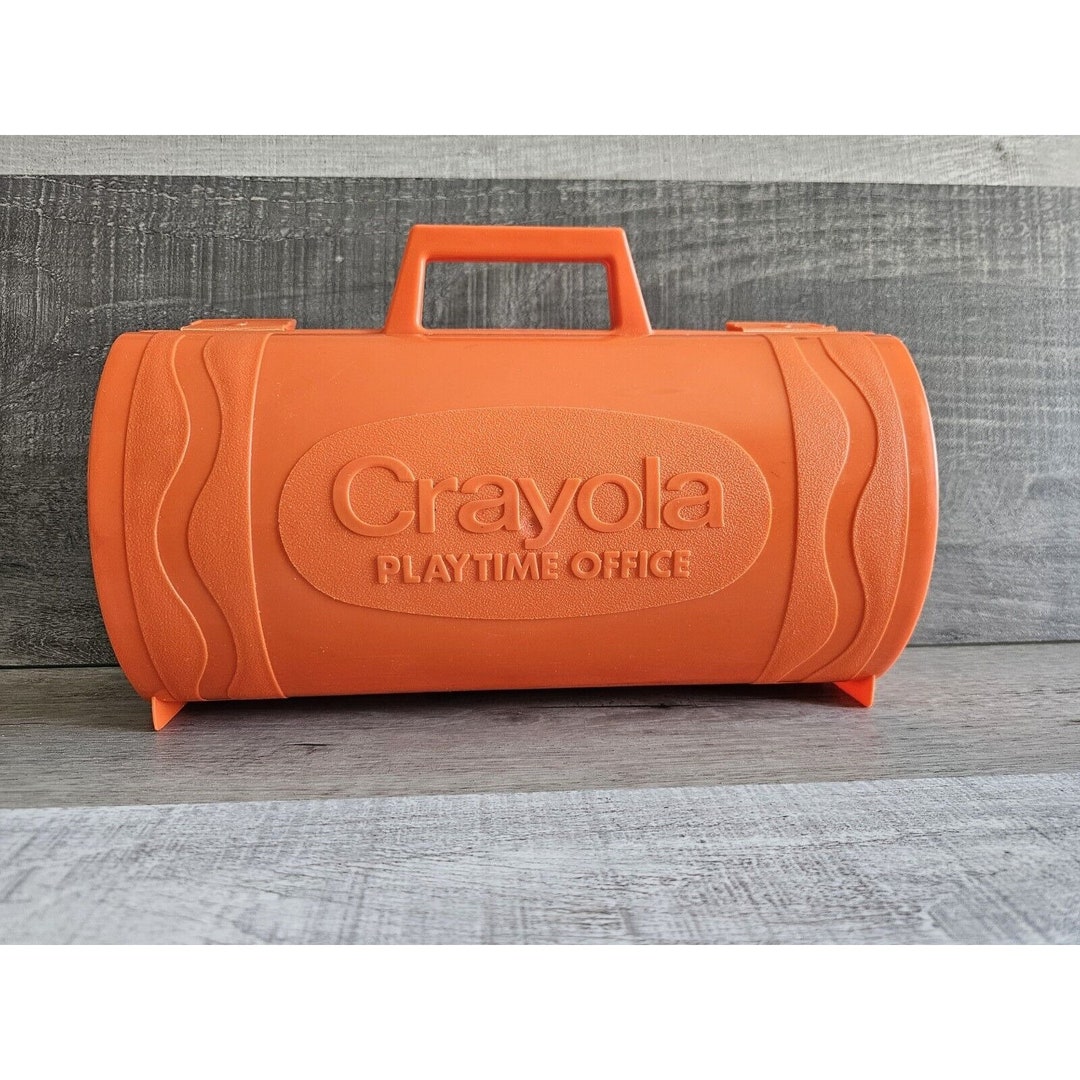 Vintage Crayola Playtime Office Set 1983 RARE Carrying Case - Etsy