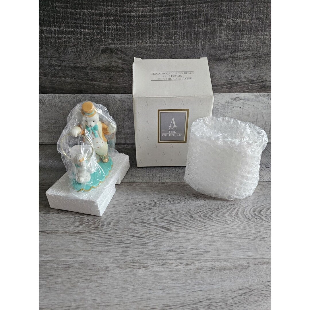 Avon Magnificent Bears Ringmaster Fine Porcelain Figurine 1993 New - Etsy