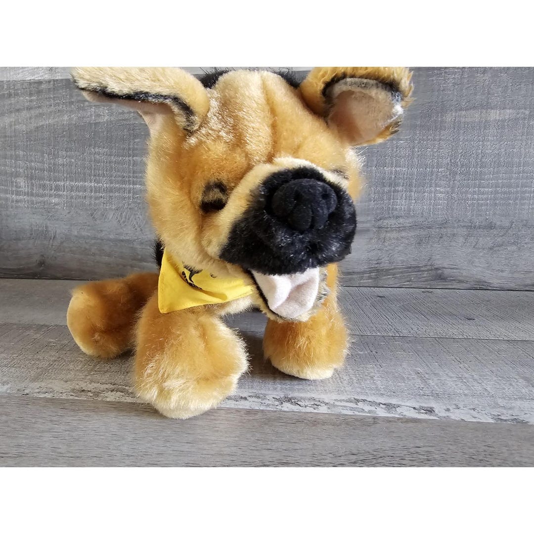 Steven Smith Dog German Shepherd Puppy Plush Stuffed Animal 12” Sherrif ...