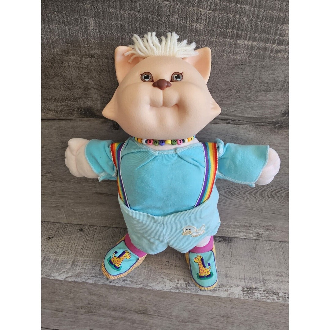 Vintage Cabbage Patch Kids Koosas Cat Rainbow Suspenders Ducky Corduroy ...