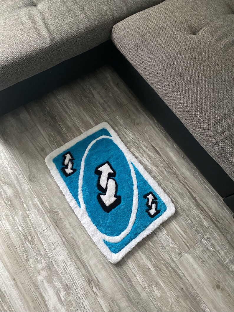 UNO Reverse Rug - Etsy.de
