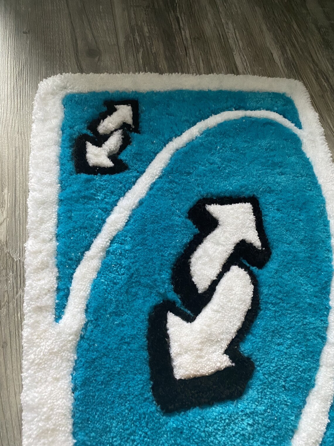 UNO Reverse Rug - Etsy.de