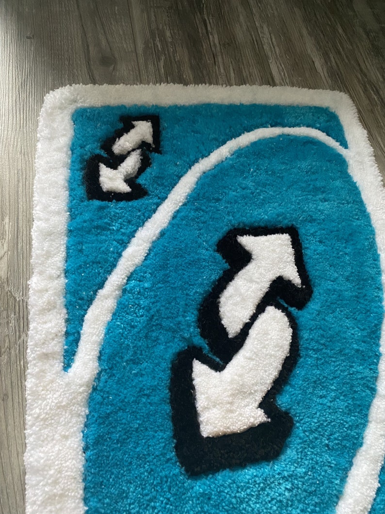 UNO Reverse Rug - Etsy.de