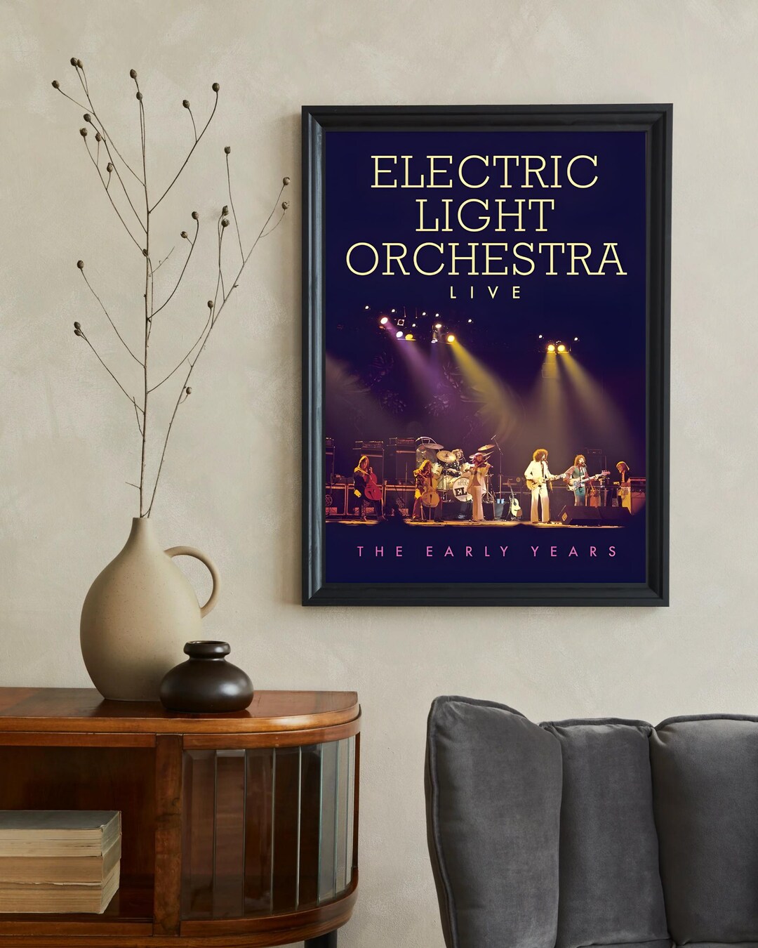 Electric Light Orchestra Poster: Vintage ELO Music Art Print - Etsy