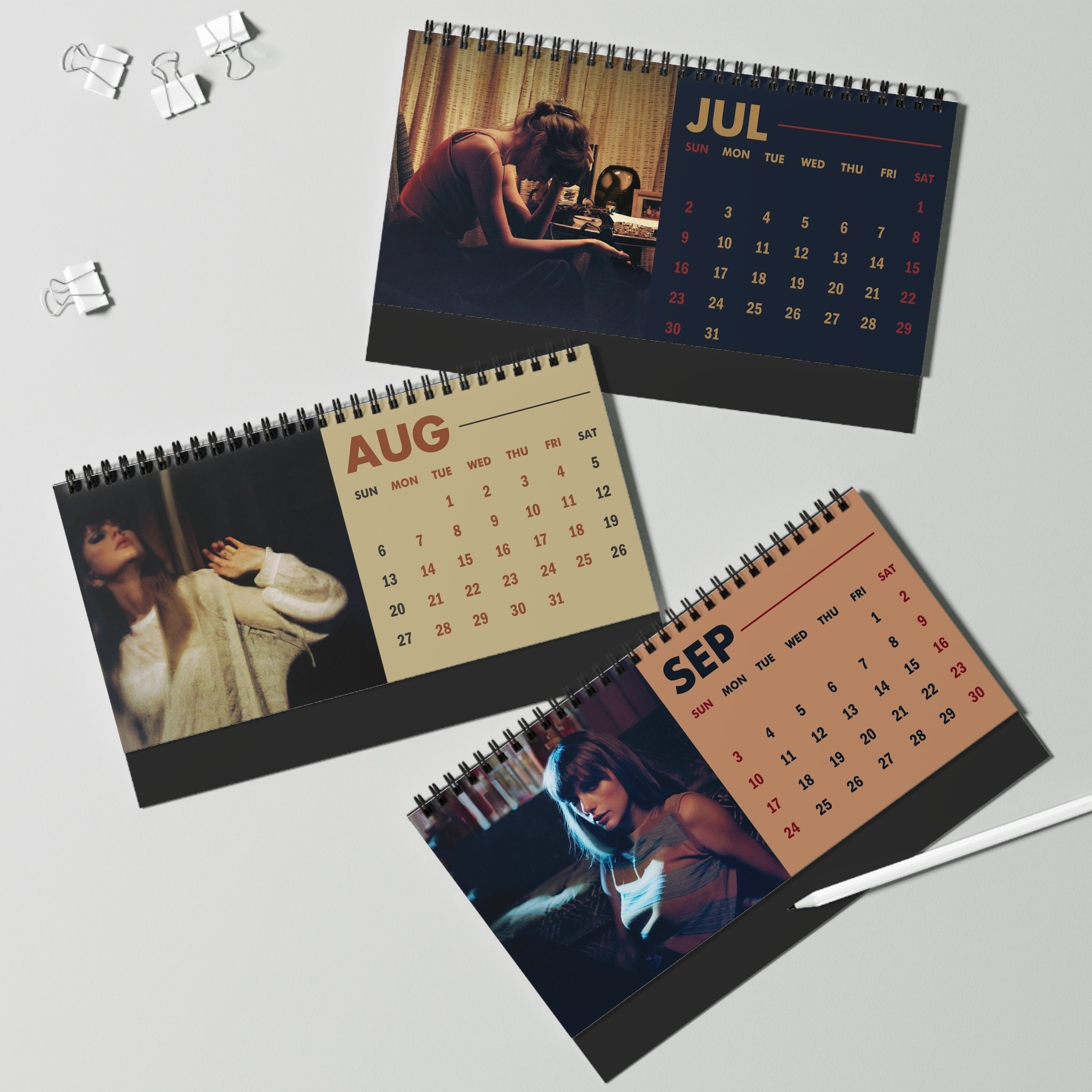 Taylor "Midnight" 2024 Desk Calendar | Album Art | Home Decor sold by ...