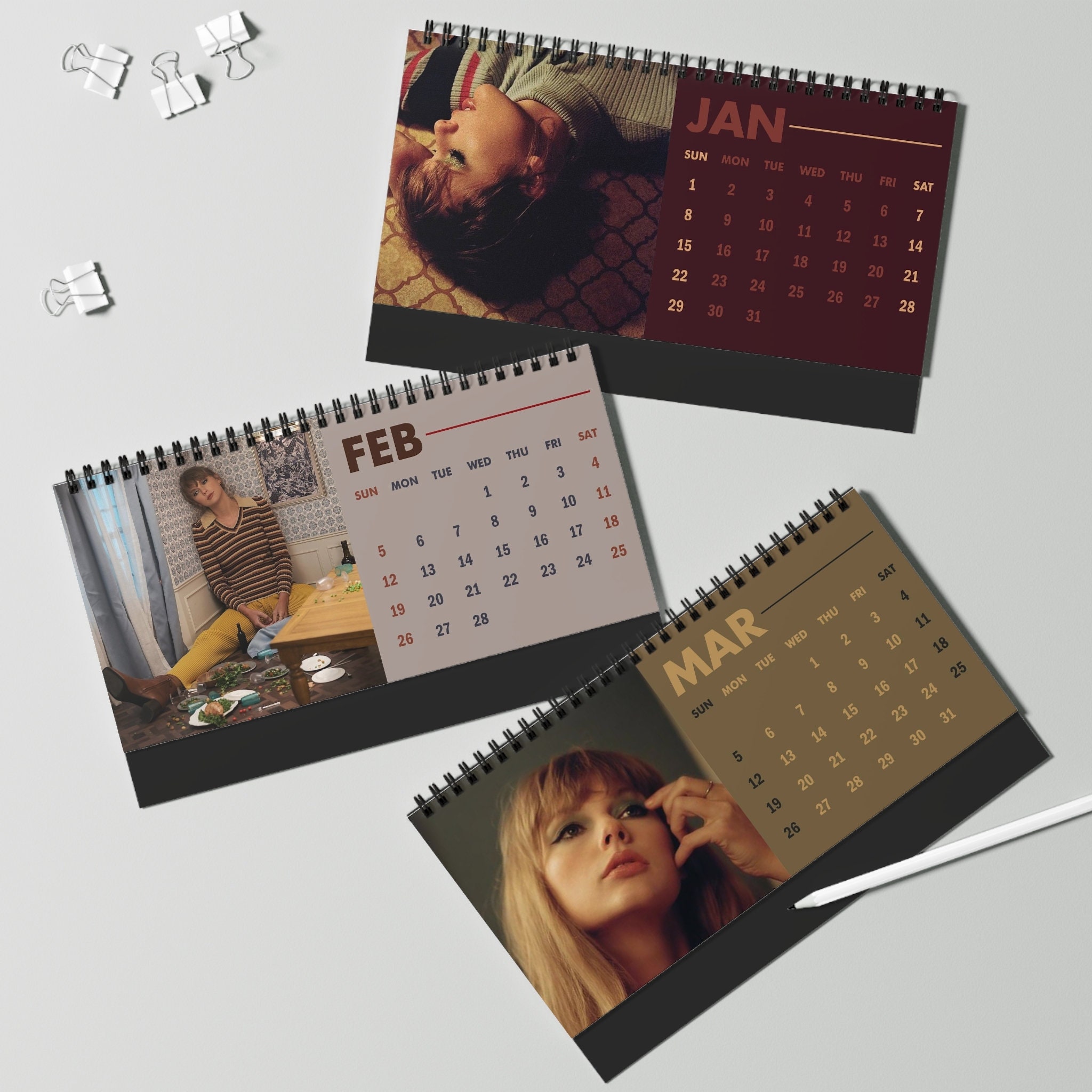 Taylor "Midnight" 2024 Desk Calendar | Album Art | Home Decor sold by ...