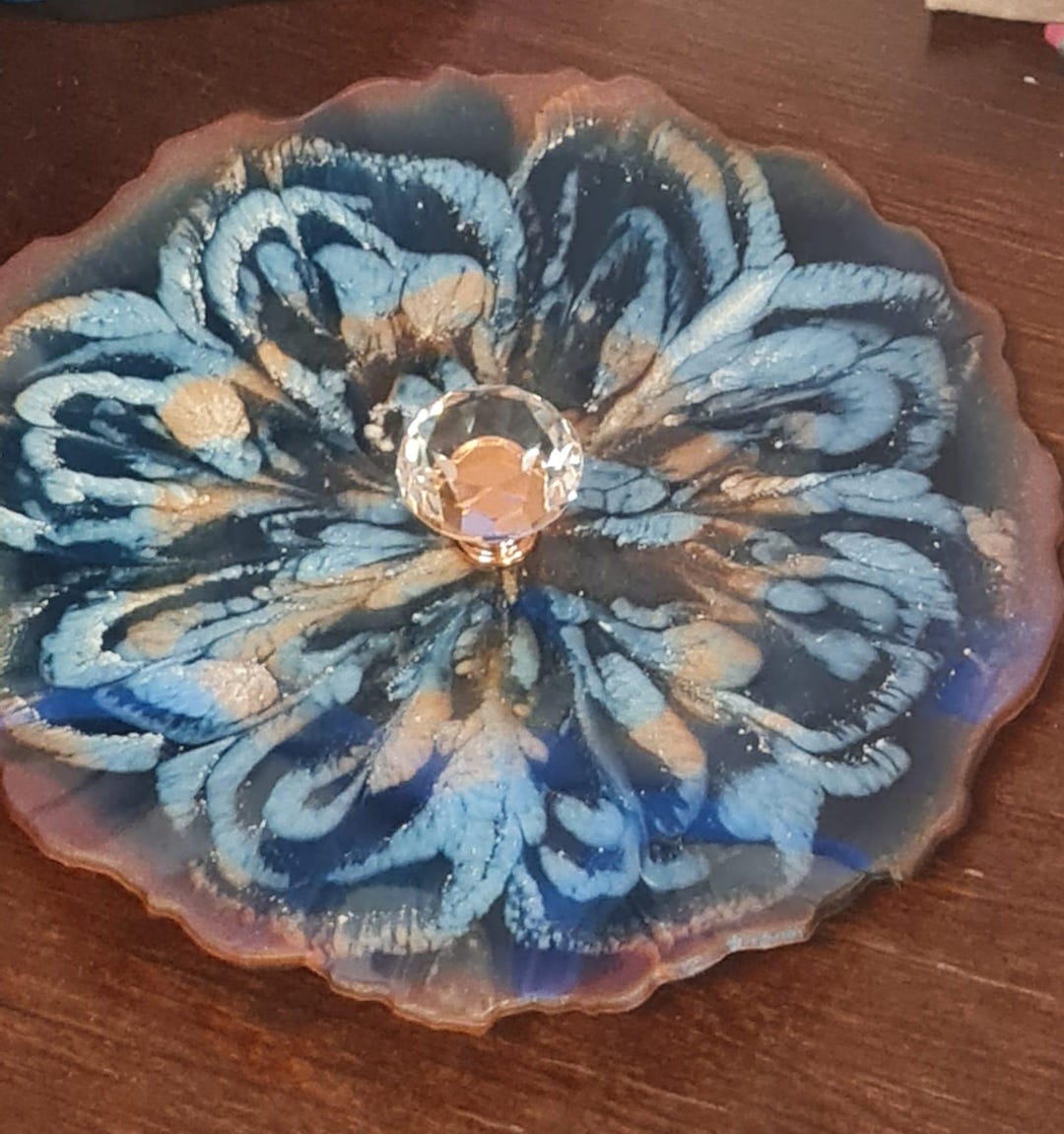 Decorative Plate Made of Epoxy Resin - Etsy