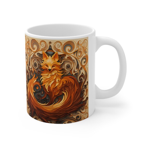 Fox Mug - Etsy