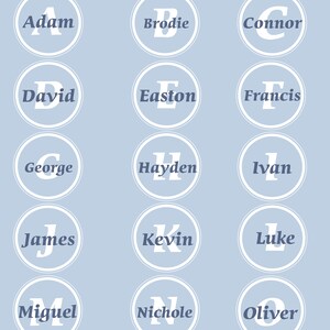 Blue Color Custom Round Nursery Soft Rug, Baby Boys Room Carpet ...