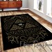 Legend of Zelda Rug for Gamer Room, Gaming Chair Mat, Arcade Zelda Art ...