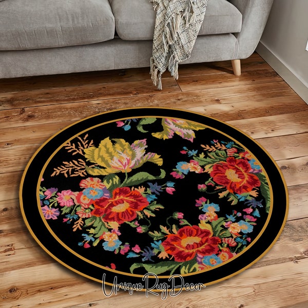 Round Mat - Etsy
