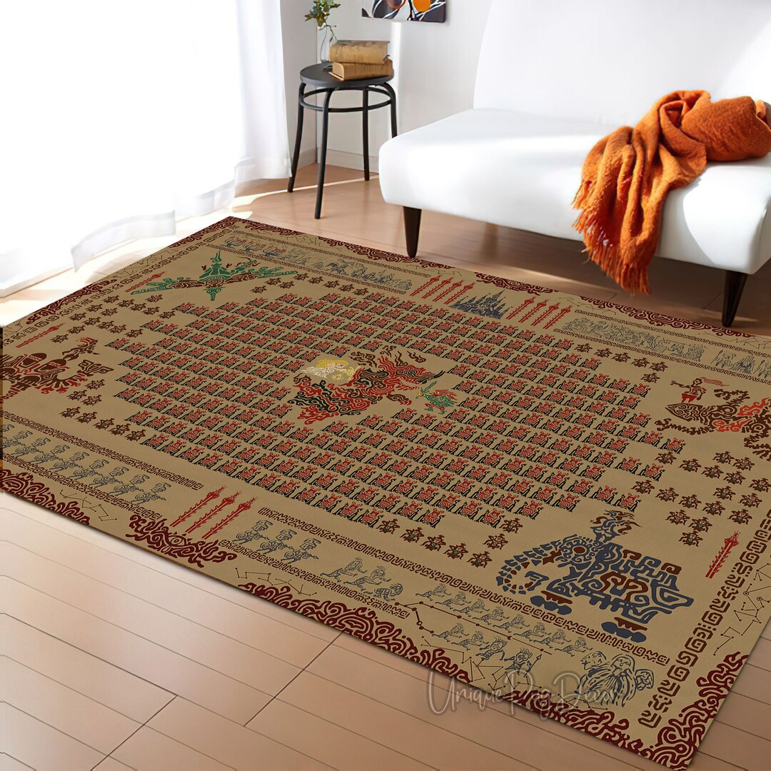 Zelda Map Rug, Game Room Carpet, Legend of Zelda Mat, Zelda Breath of ...