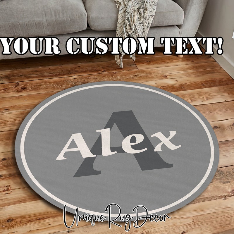 Monogram Rugs - Etsy