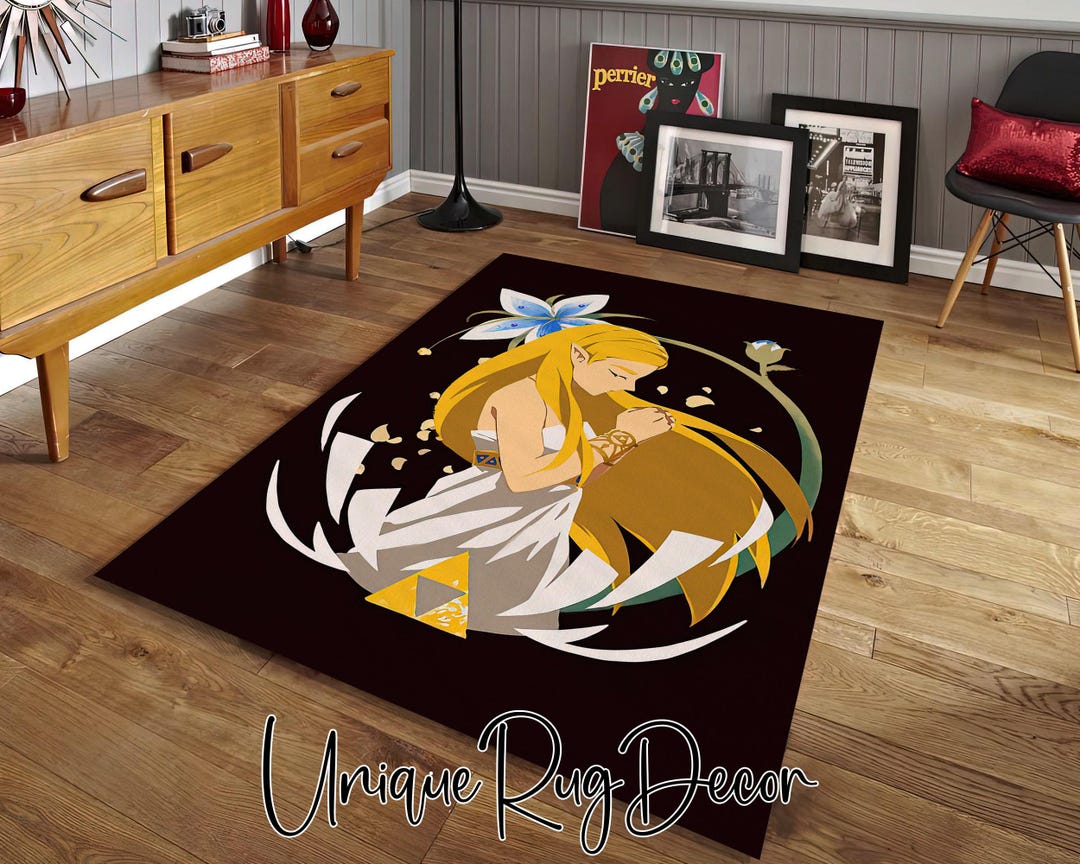 Zelda Calamity Themed Gamer Rug, Non-slip Gaming Chair Mat - Etsy