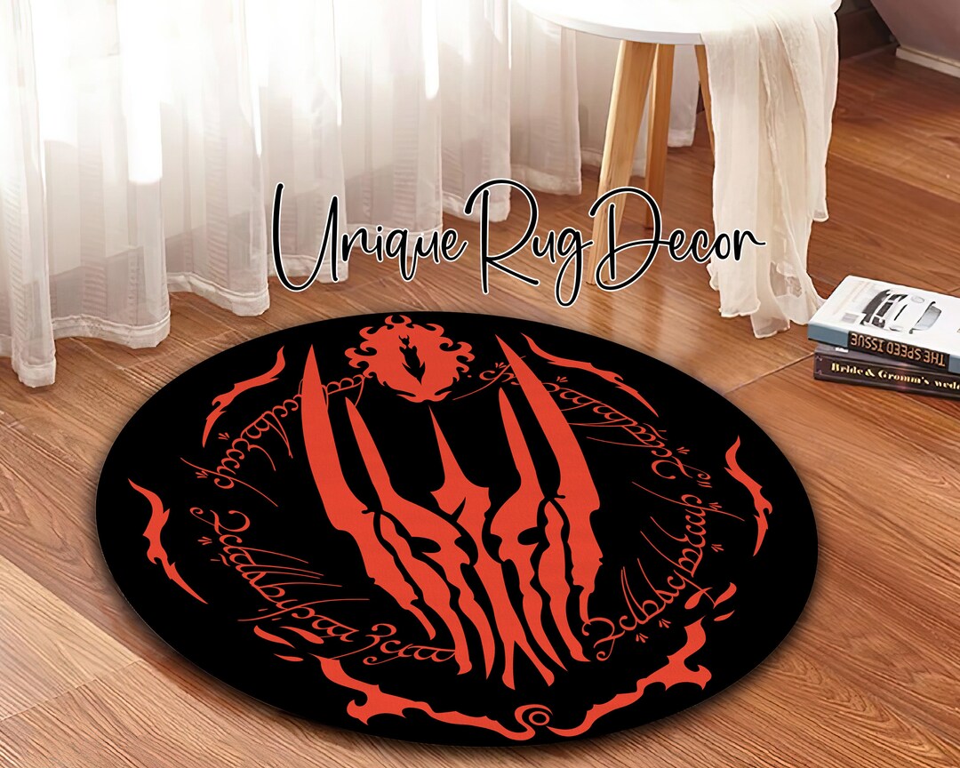 Fantastic Movie Themed Home Theater Rug, Eye Rug, Minimalist Home Decor ...