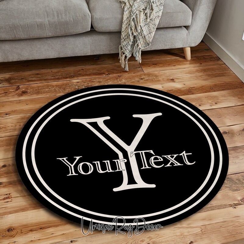 Monogram Rugs - Etsy