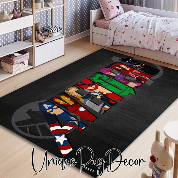 Avengers Rug - Etsy