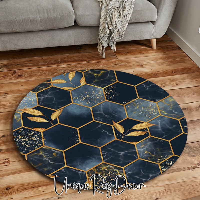 Hexagonal Rug - Etsy