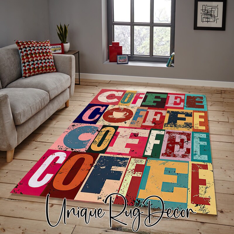 Coffee Themed Kitchen Rugs - Etsy