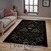 Legend of Zelda Rug for Gamer Room, Gaming Chair Mat, Arcade Zelda Art ...