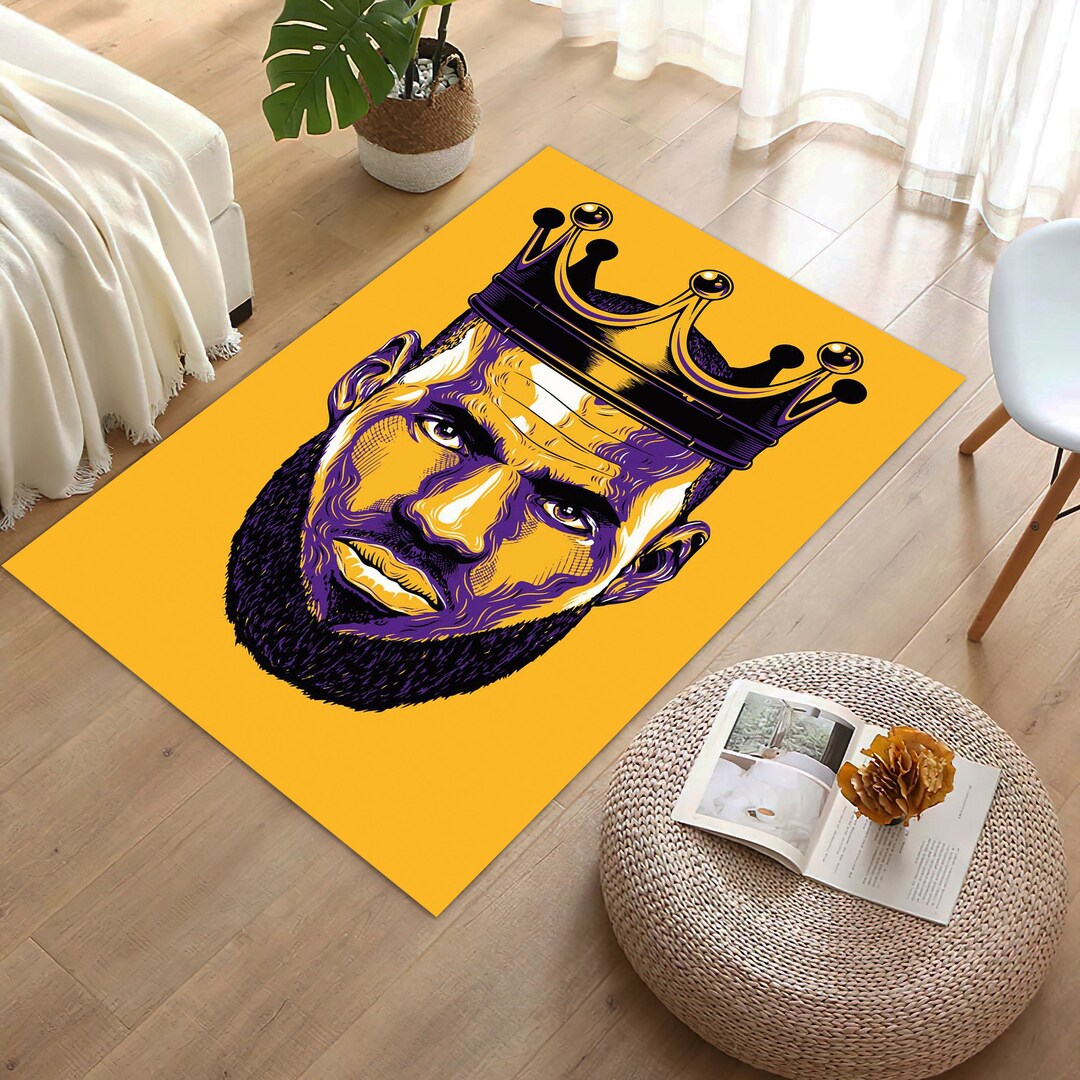 Lebron James Rug Legends Rug Lebron Rug Fantastic Rug NBA - Etsy