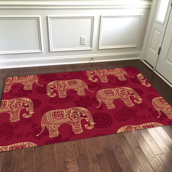 Elephant Rug - Etsy