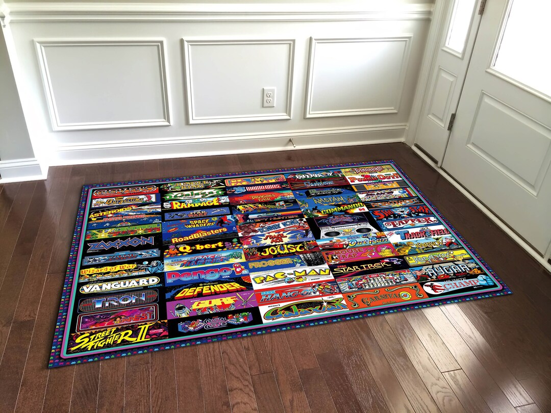 Super Hero Movie Rug, Nostalgia Movie Rug, Nostalgia Video Game Rug ...