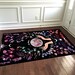 Moonlit Garden Area Rug Moon Carpet Lunar Eclipse Astrology Starry ...