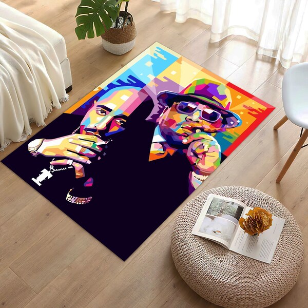 Rapper Decor Rug - Etsy UK