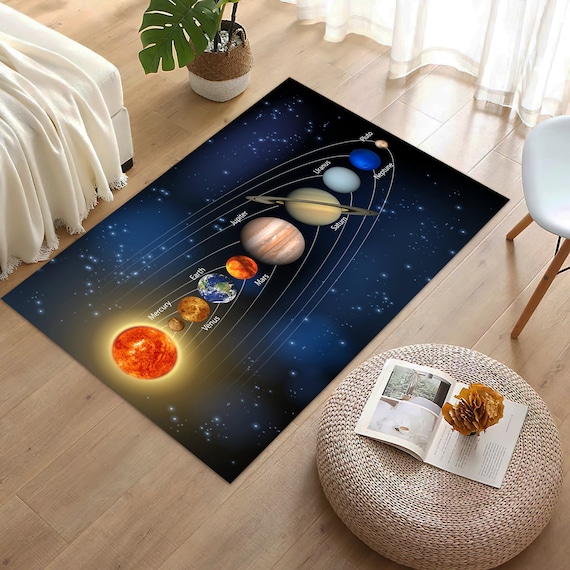 Planets Solar System Rug