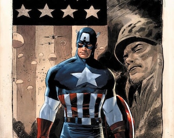 Captain America WWII Propaganda Poster - Etsy