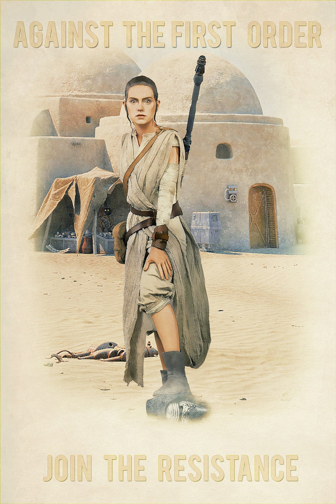 Star Wars Resistance Propaganda, Rey 'joint the Resistance' Poster ...