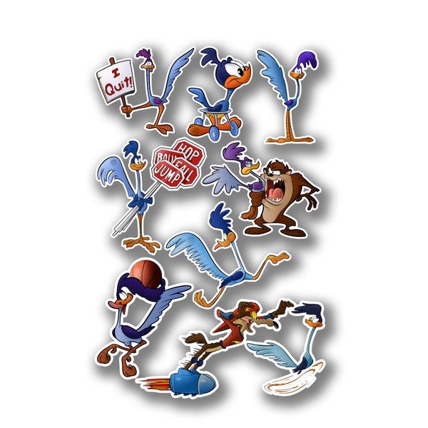 Road Runner Sticker - Etsy