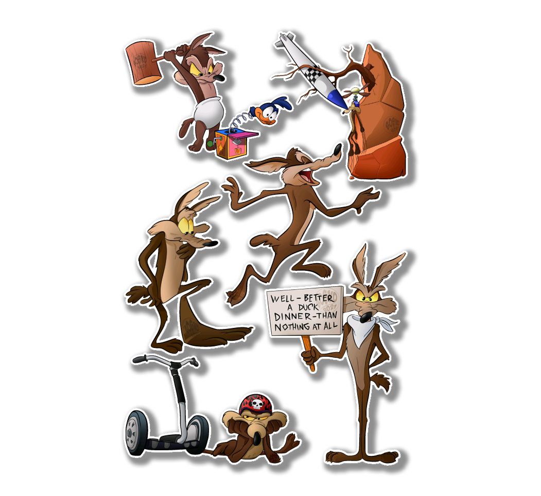 Wile E Coyote Super Genius Business Card