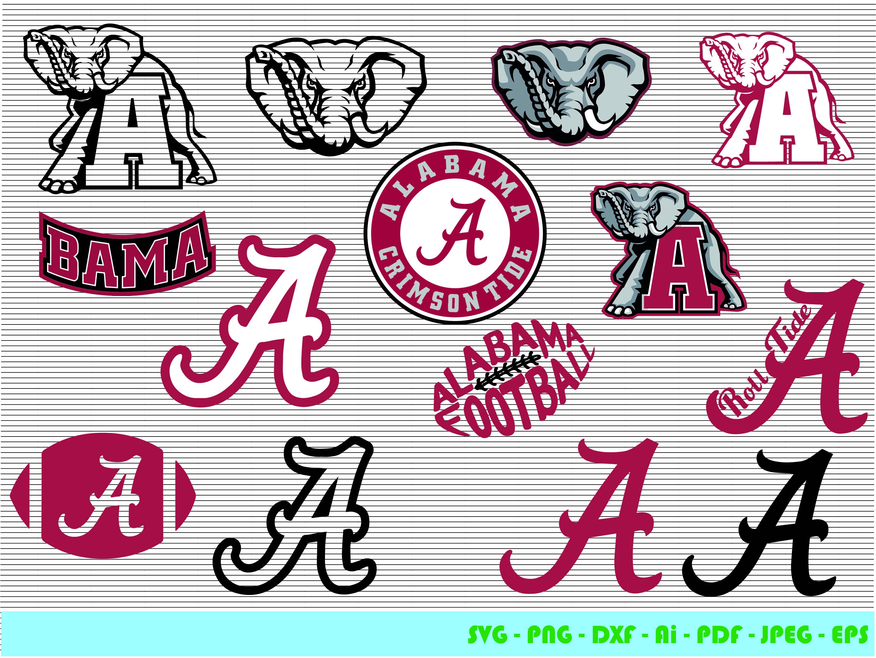 Alabama Football Clipart