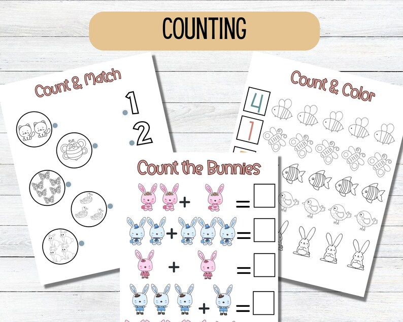 Spring Printable Activity Bundle for Preschool Spring Activity Pack ...
