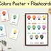 Kindergarten Colors Poster Printable, Toddler Flashcards Printable ...
