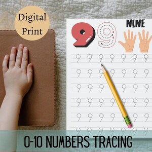 Number Tracing Worksheets, Preschool Handwriting Worksheets ...