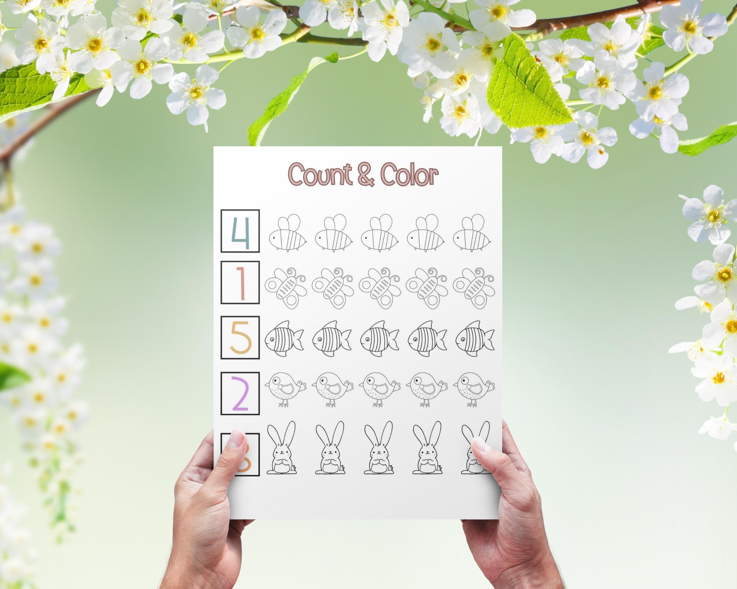 Spring Printable Activity Bundle for Preschool Spring Activity Pack ...