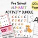 Preschool Alphabet Worksheets Bundle, Printable Alphabet Letter Sounds ...